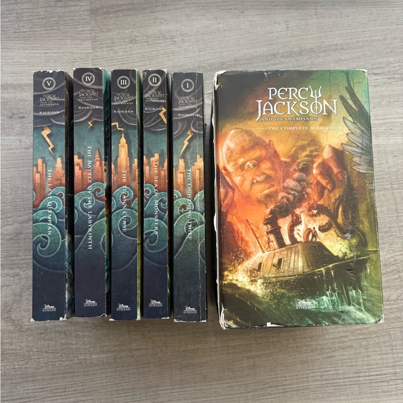 Disney | Other | Percy Jackson Complete Box Book Set 207 | Poshmark